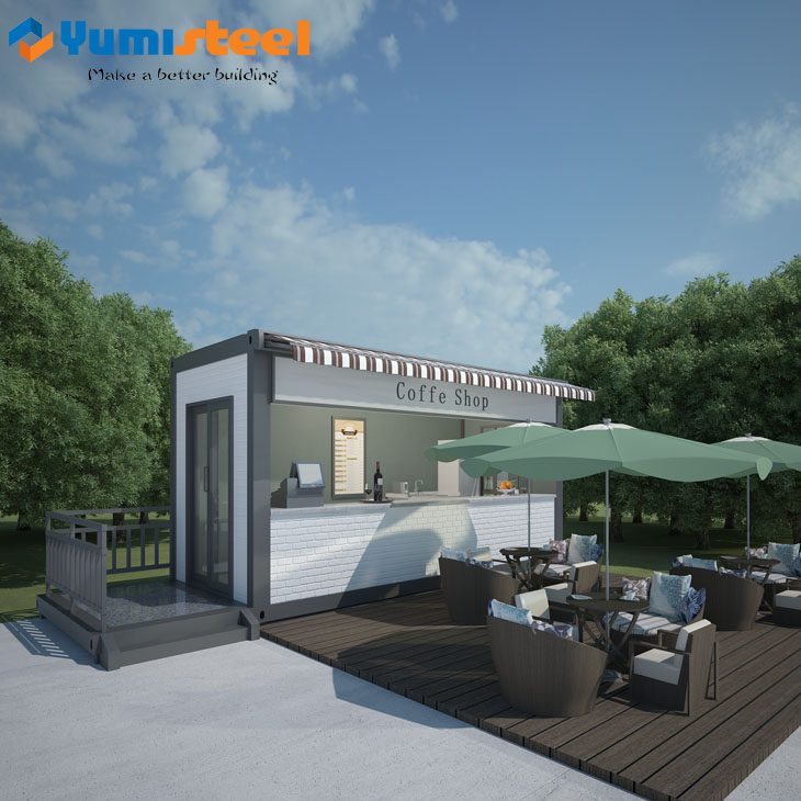 Fashionable Prefab Container House for Store - Buy small prefab ...