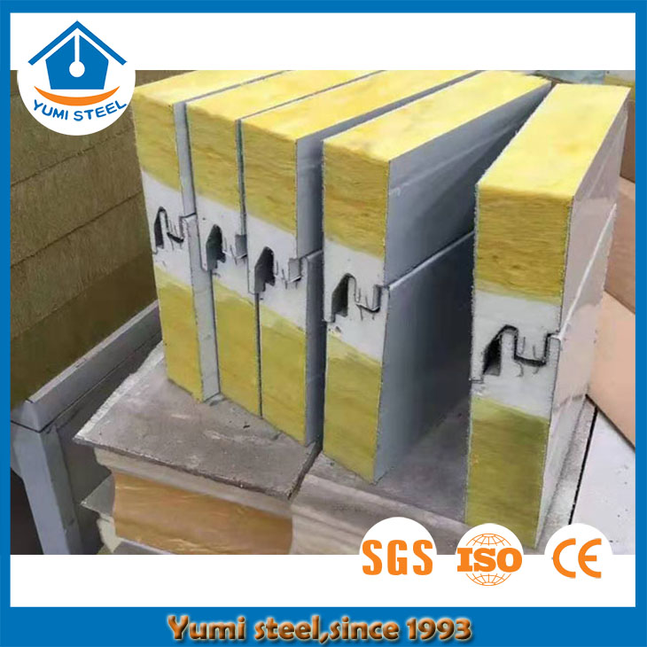 Soundproof PU Sealing End Rockwool Sandwich Wall Panel - Buy fireproof ...